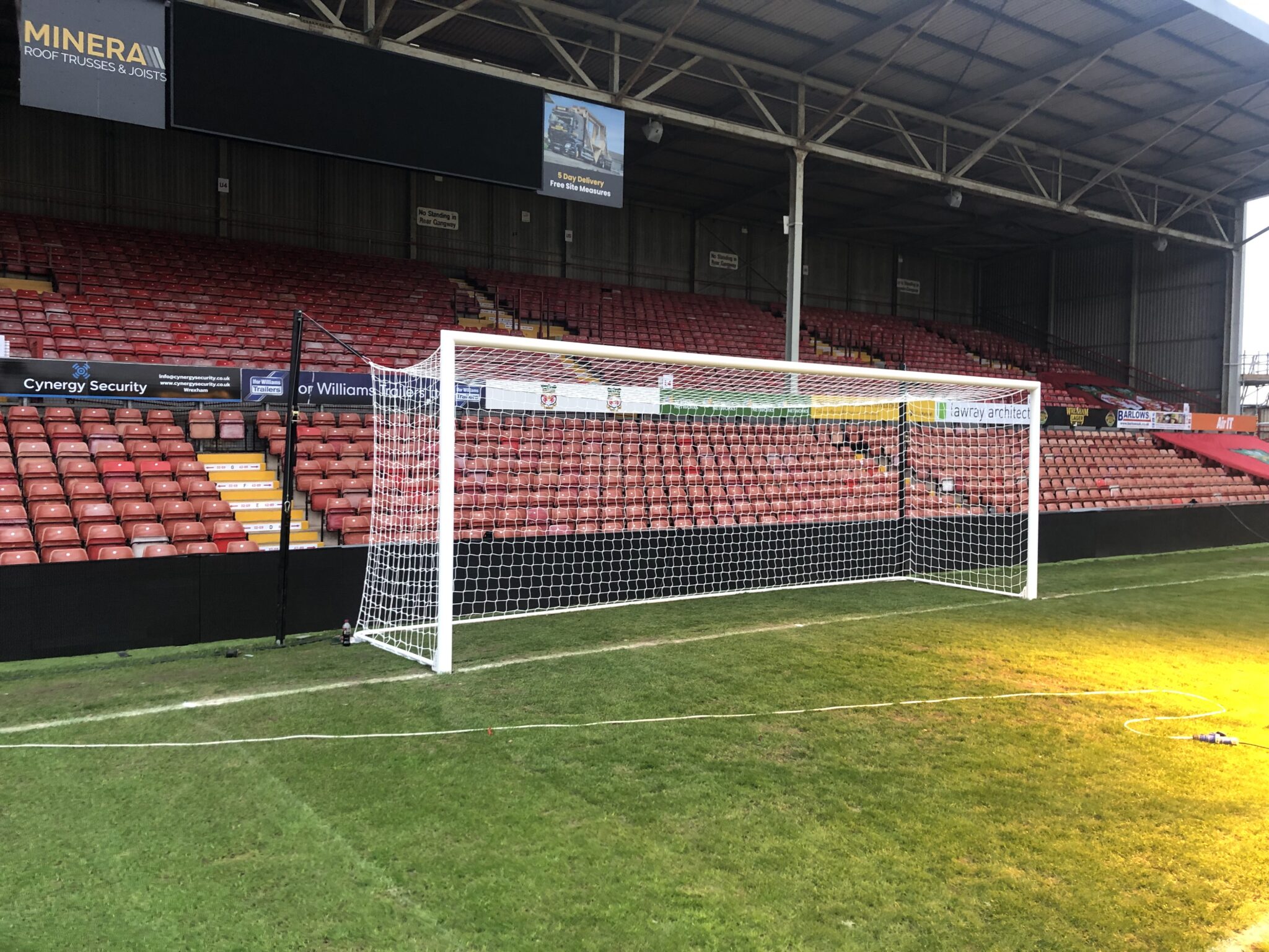 Goals Installed at Wrexham AFC’s Historic Racecourse Ground | Net World ...